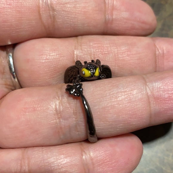 Jewelry | Night Fury How To Train A Dragon Toothless Ring Black Jewelry ...